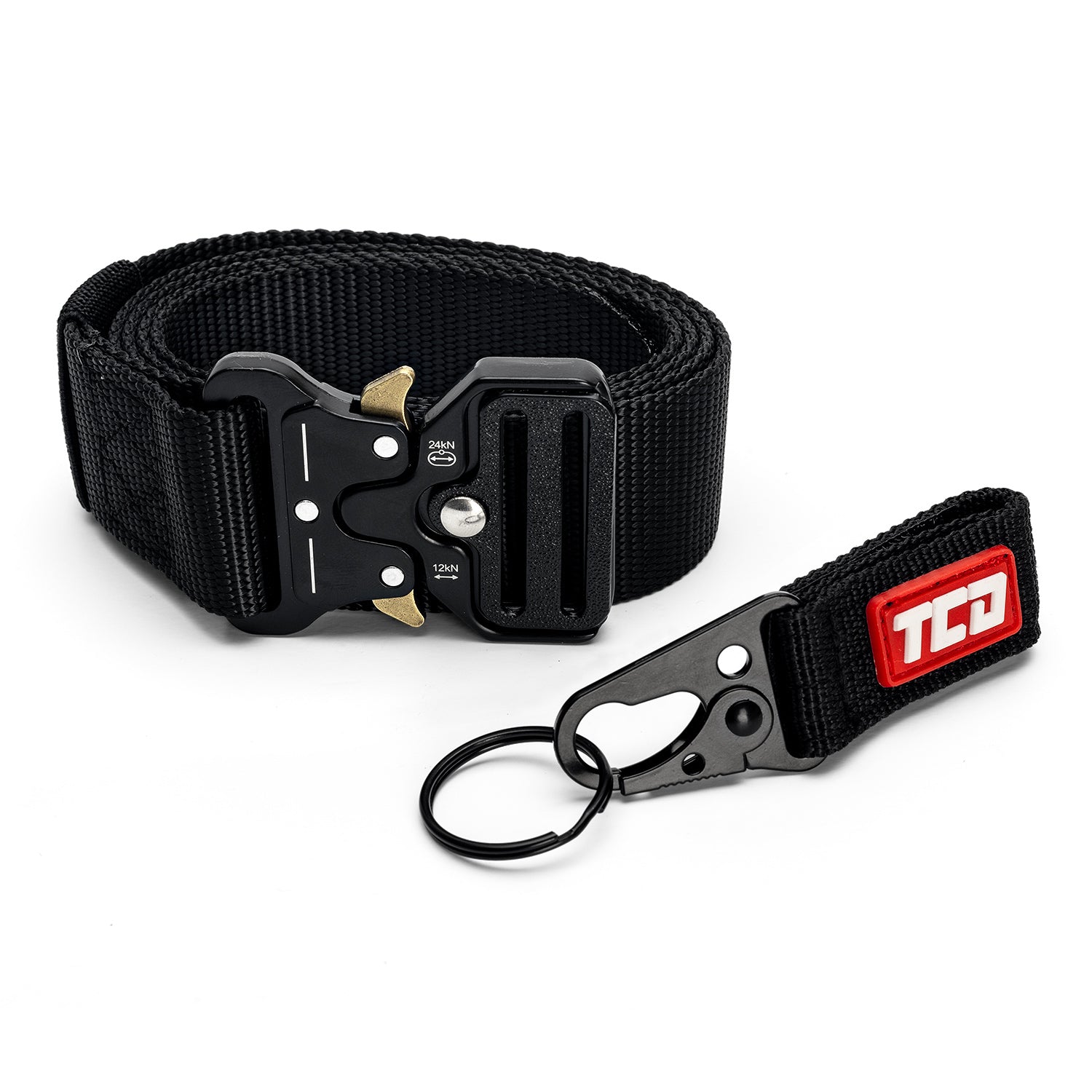 TCD Nylon Web Belt - Heavy Duty Work and Tactical Belt with Quick Rele ...