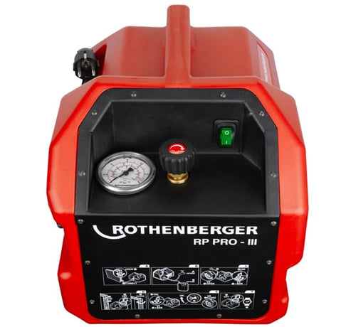 Rothenberger RP Pro III Electric Pressure Test Pump – Select Products Ltd